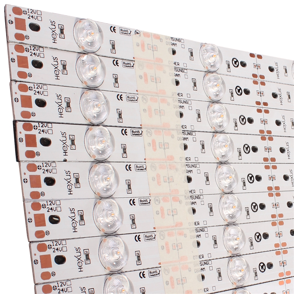 Backlite Led Bar With Screw Connector Ip20 Cv 12v 6w 6led 16x500mm 170 ...