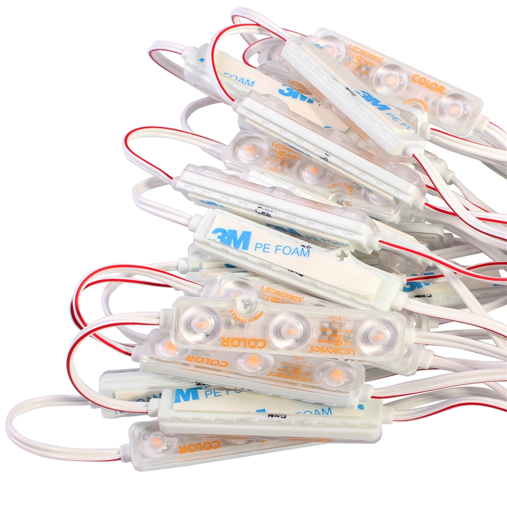 Ledronics Led Signage Module 12v Cv 1,08w Ip67 3led 160d Amber - Zenit LED