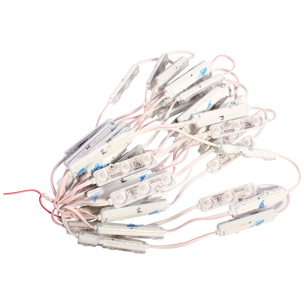 Ledronics Led Signage Module 12v Cv 1,2w Ip67 3led 160d 10.000k White ...