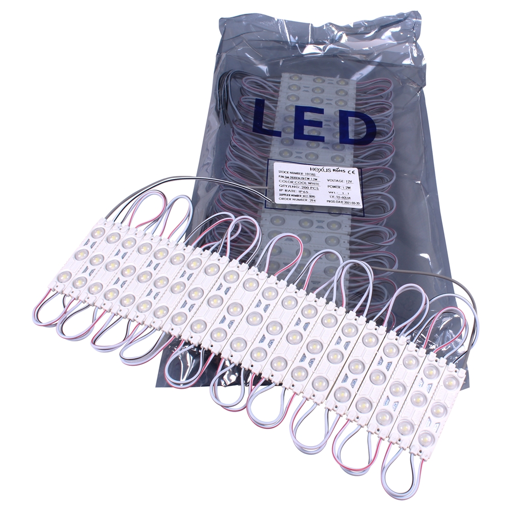 Hexus Super Module Led 12v 1.2w 10.000k Cool White 160° 13 X 60 Mm 7 Cm ...