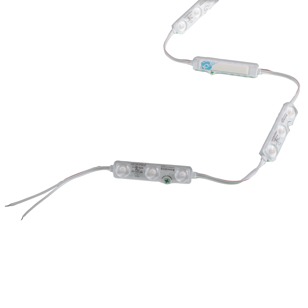 Ledronics Led Signage Module 12v Cv 1,08w Ip67 3led 160d 3.000k White ...